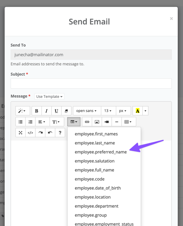 Introducing employee preferred names